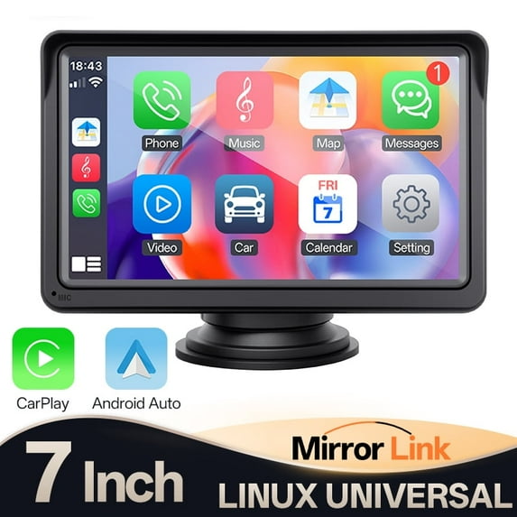 Hippcron 7inch Car Monitor Radio Multimedia Bluetooth Video Portable ...