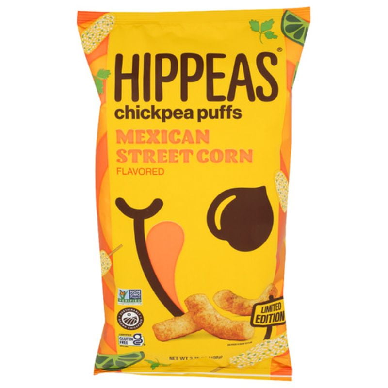 Hippeas Mexican Street Corn Flavored Chickpea Puffs 3.75 oz - Walmart.com