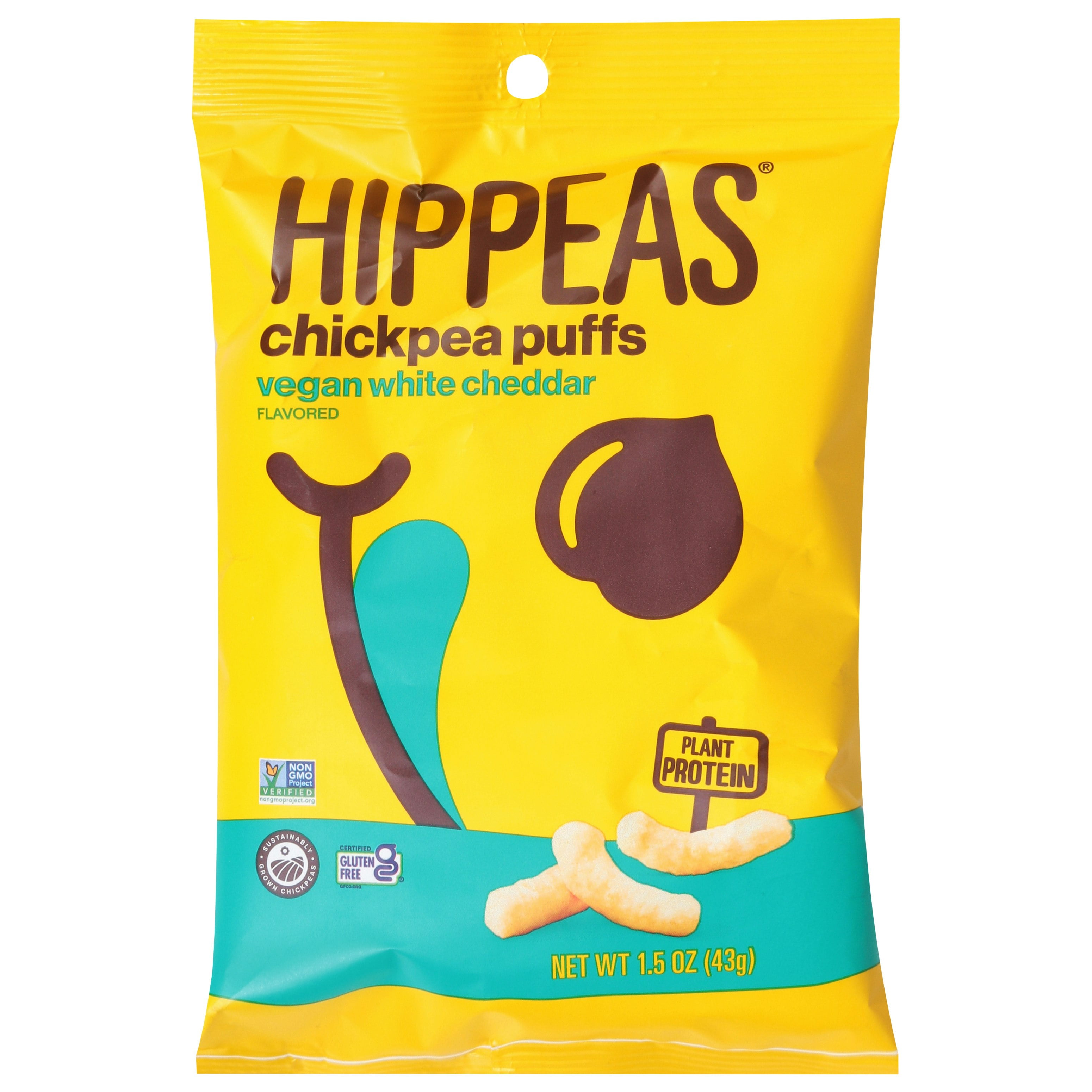 Hippeas Puffs White Cheddar 1.5 oz (Pack Of 24) - Walmart.com