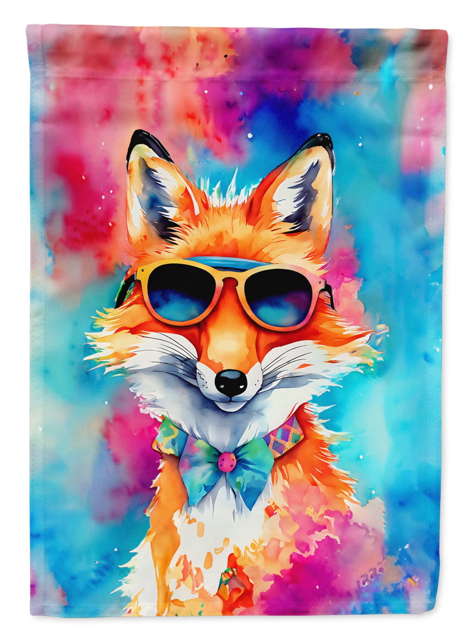 Hippie Animal Fox House Flag 28 in x 40 in - Walmart.com