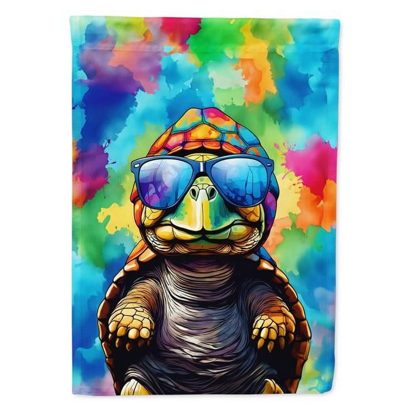 Hippie Animal Tortoise Turtle Garden Flag 11.25 in x 15.5 in - Walmart ...