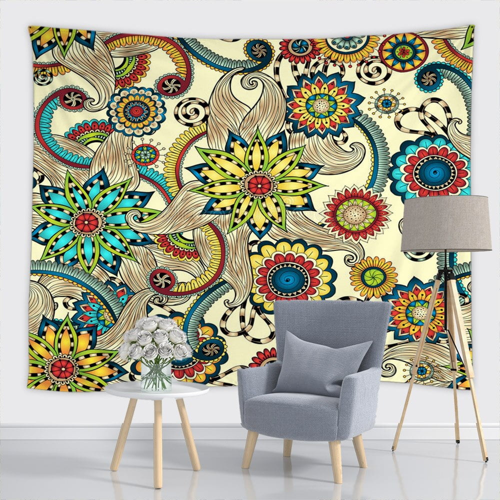 Hippie Bohemian Tapestry Moroccan Ethnic Decorative Shower Curtain ...