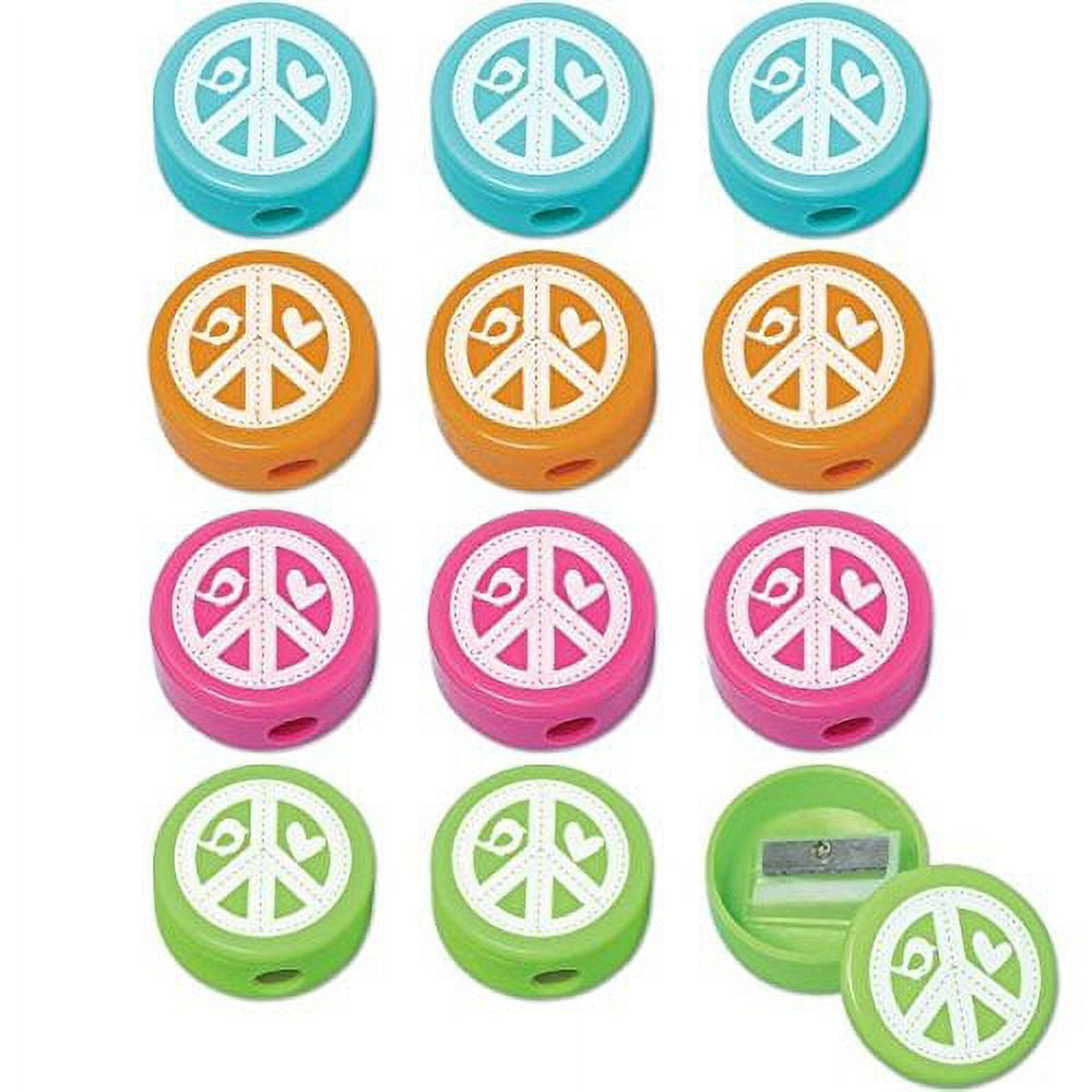Hippie Chick Pencil Sharpeners / Favors (12ct) - Walmart.com