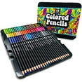 Hippie Crafter 72 Colored Pencils for Artists Professional Coloring ...
