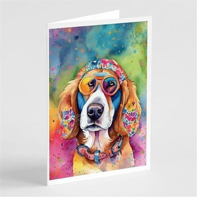 Hippie Dawg Greeting Cards Pack of 8 7 in x 5 in - Walmart Business ...