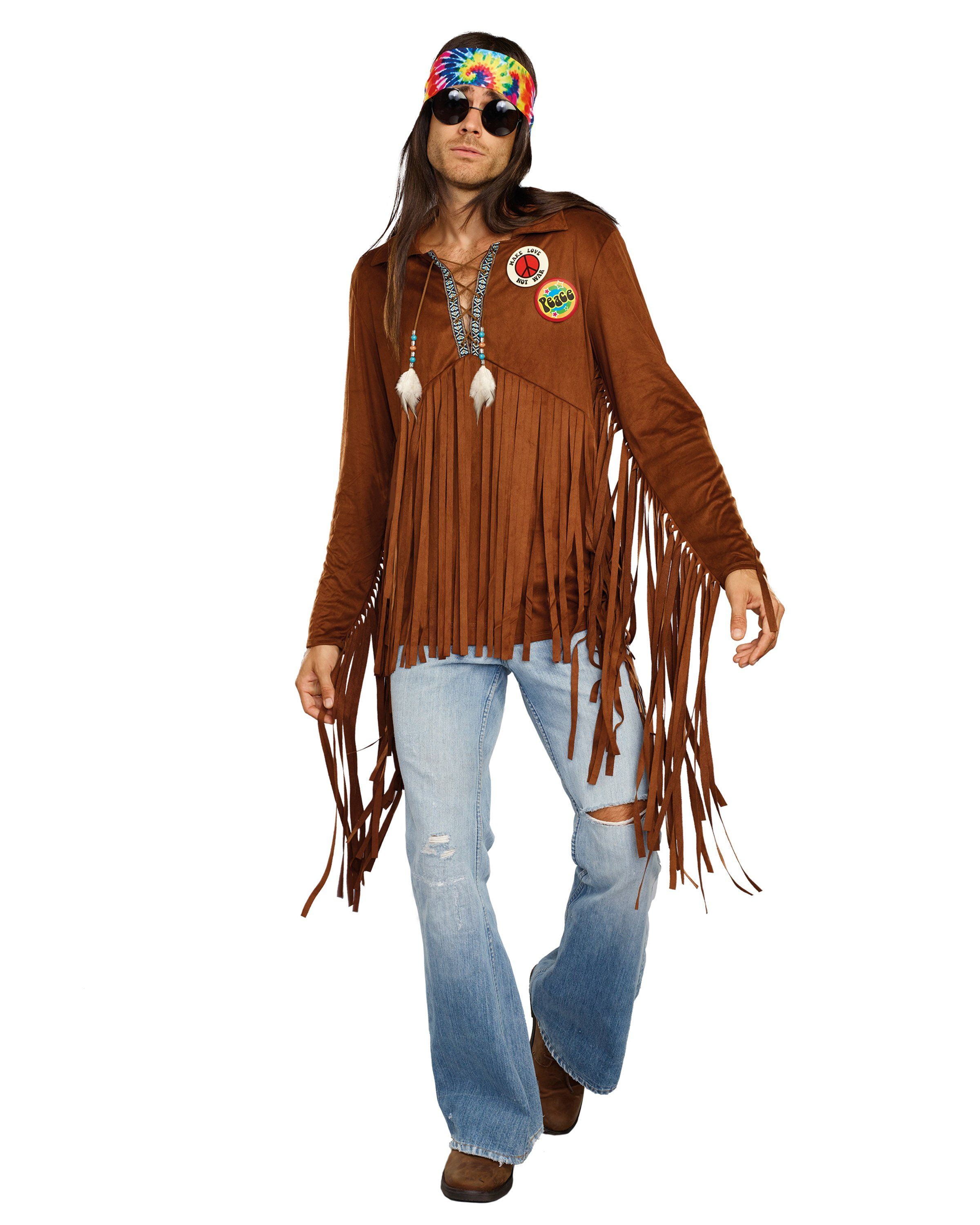 Hippie Dude Costume for Men - Walmart Business Supplies
