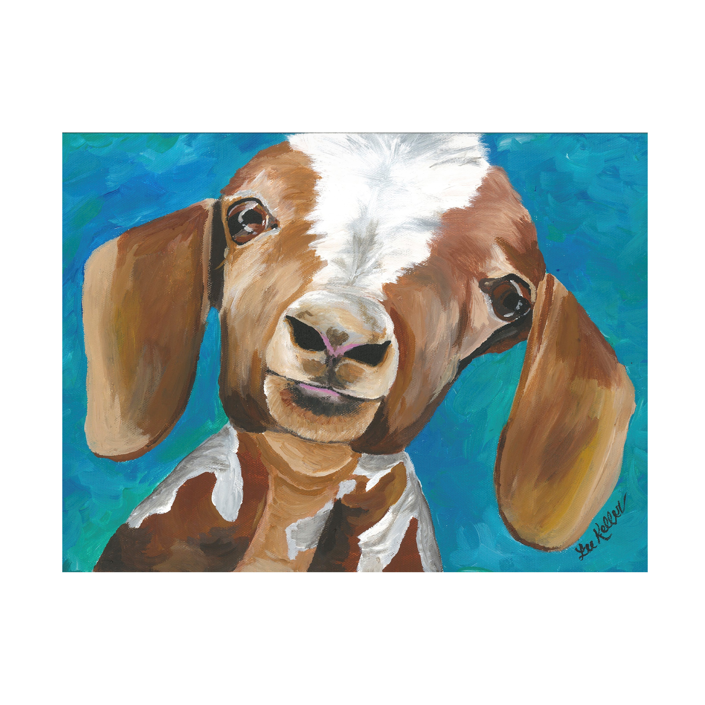 Hippie Hound Studios 'Goat Millie' Canvas Art - Walmart.com