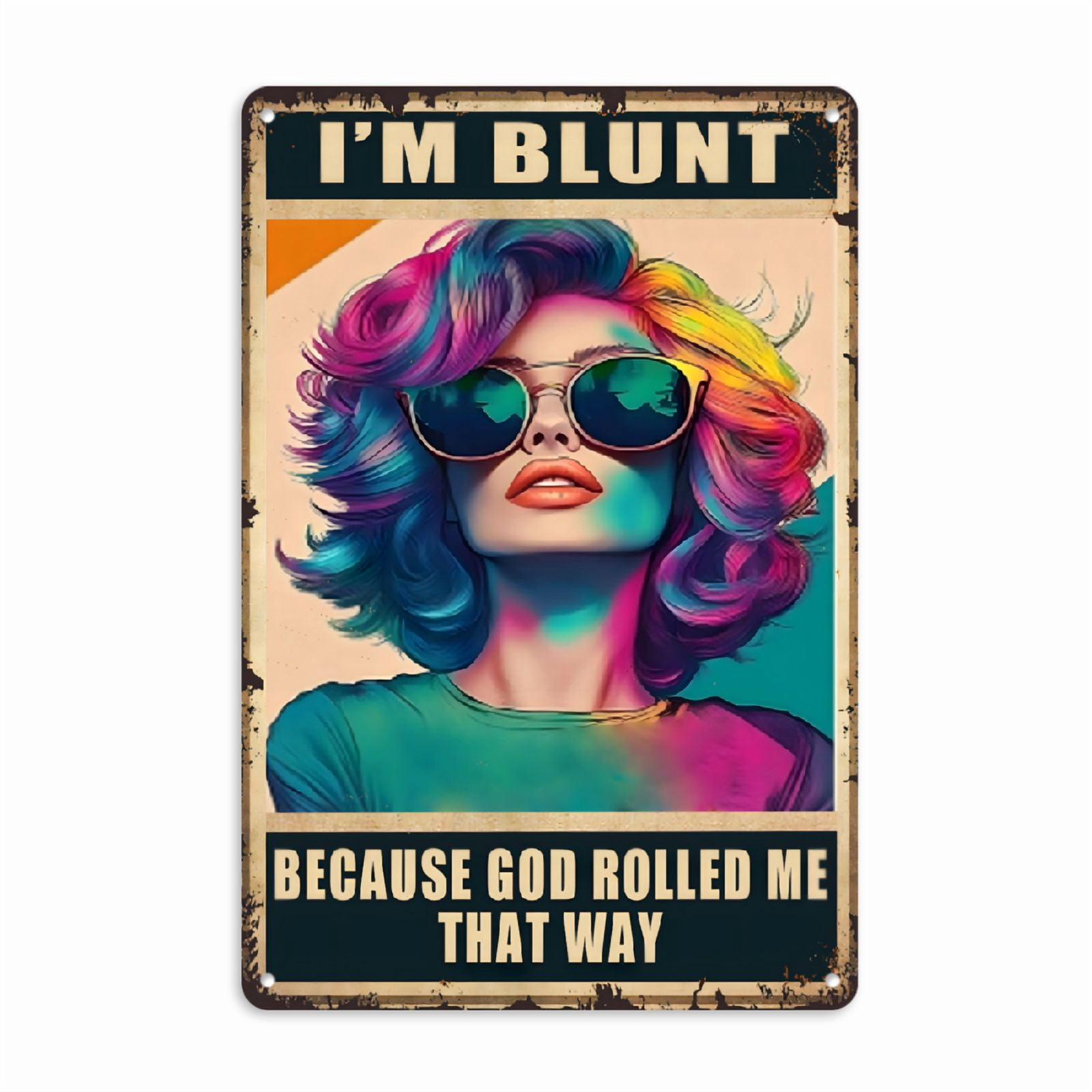 A Hippie Lady Logo Life Motto I'm Straight Because God Made Me This ...