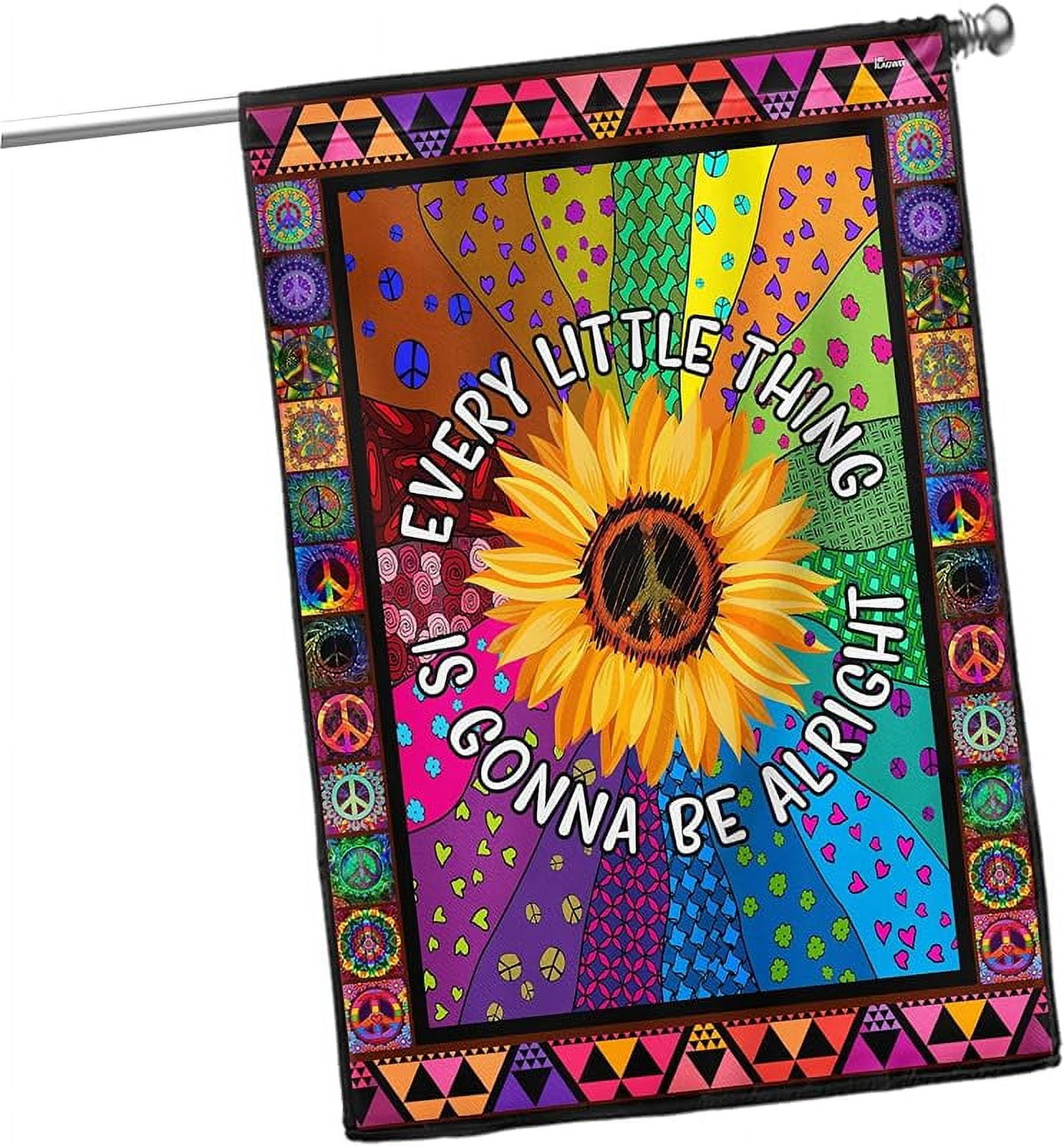Hippie Peace Flag, Boho Hippie Decoration Flags , Decorations For Home ...