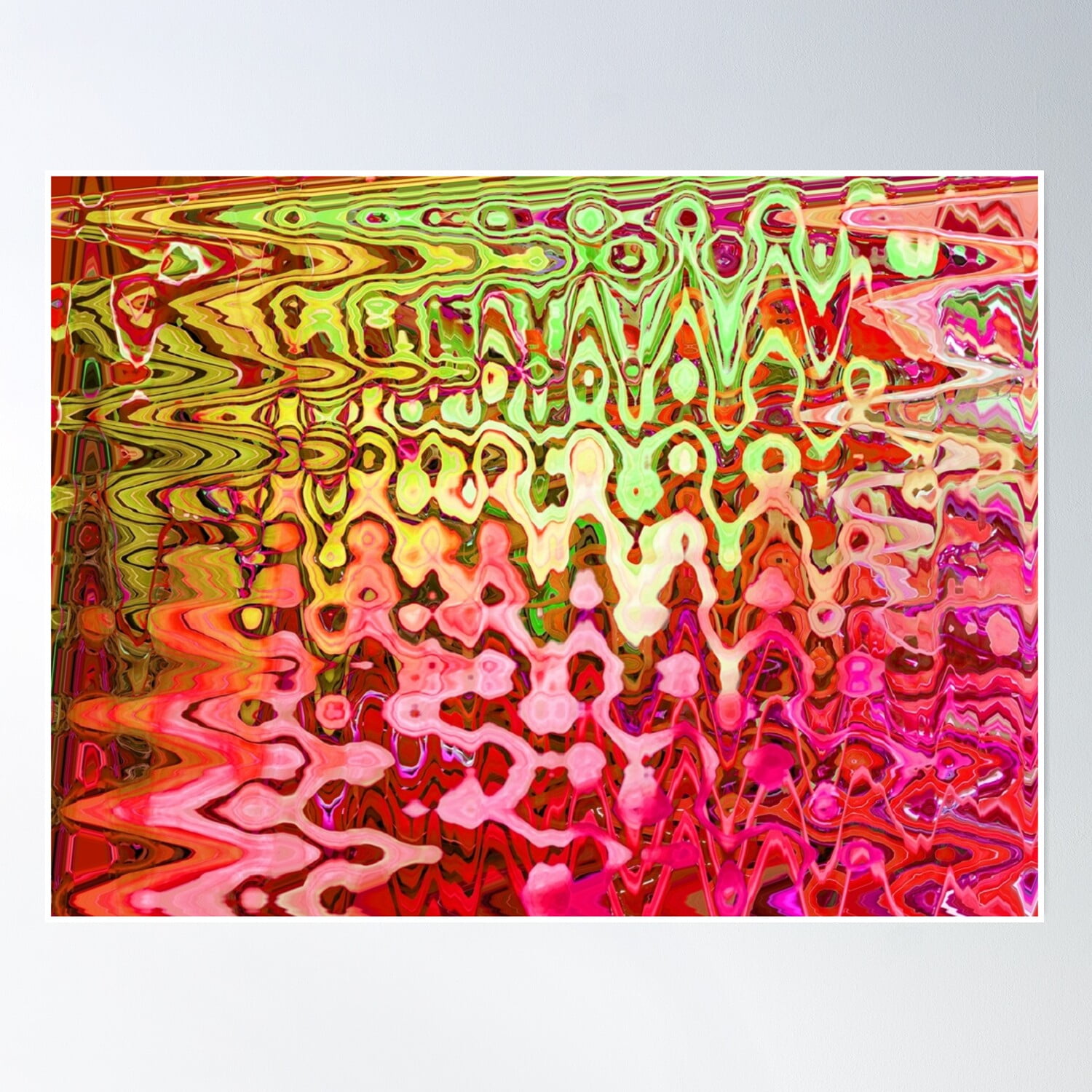 Hippie Style Abstract Groovy Exotic Colors Happy Maximalism For ...