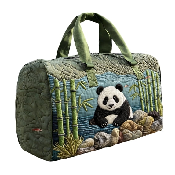 Hippie Van Quilted Duffle Bag, Quilted Duffle Bag, Compact 18-inch Size ...