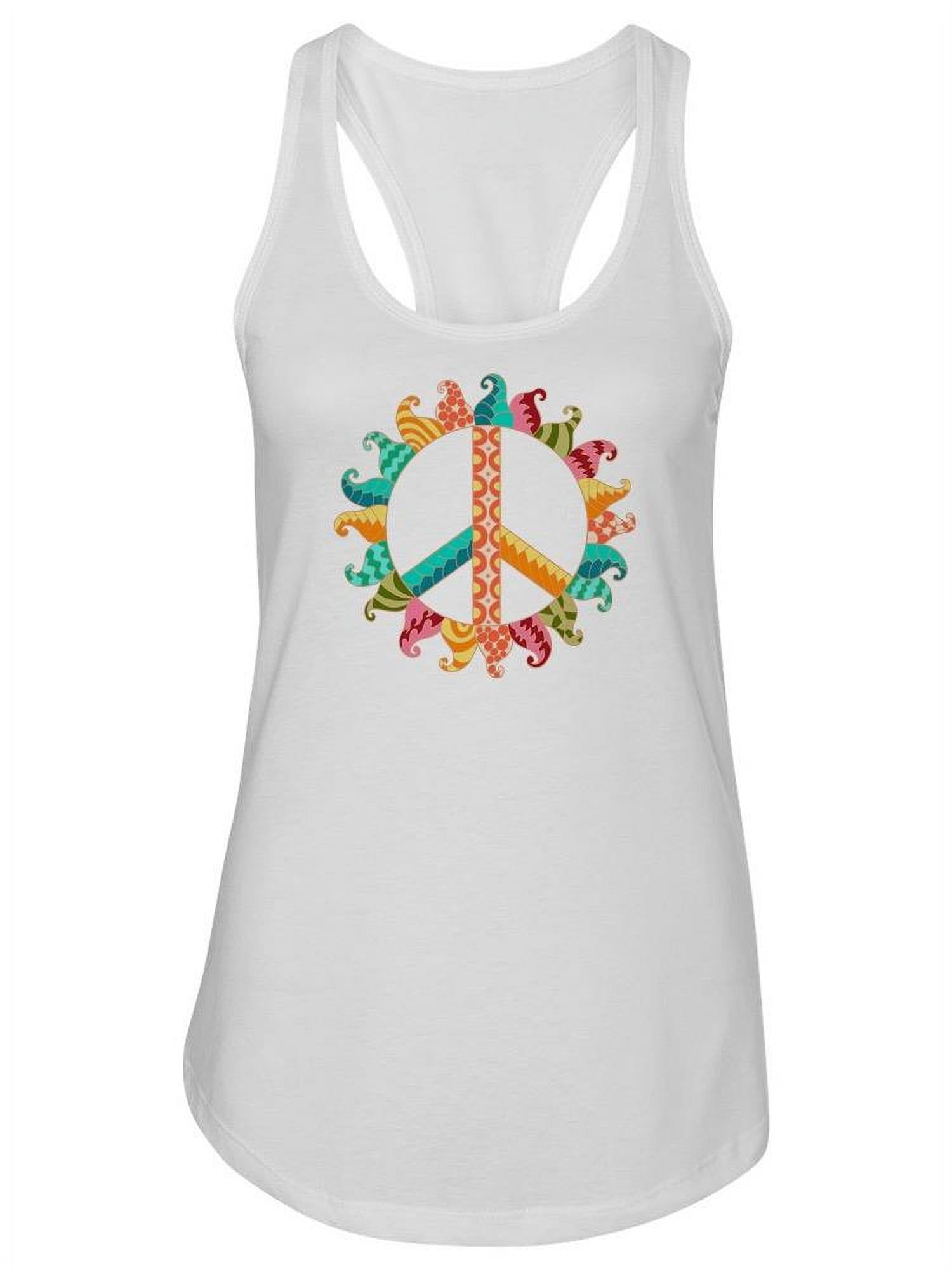 Hippie Vintage Symbol. Tank Women -Image by Shutterstock, Female Large ...