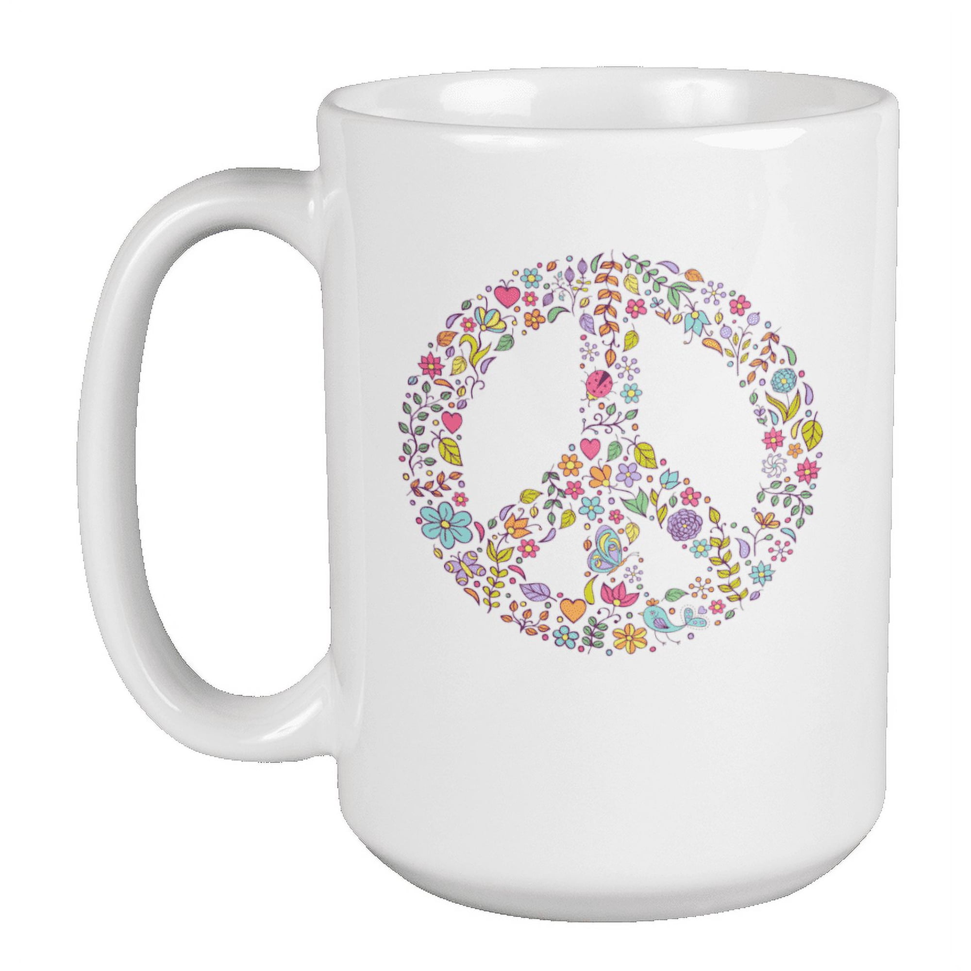 Hippie Giving Peace Sign