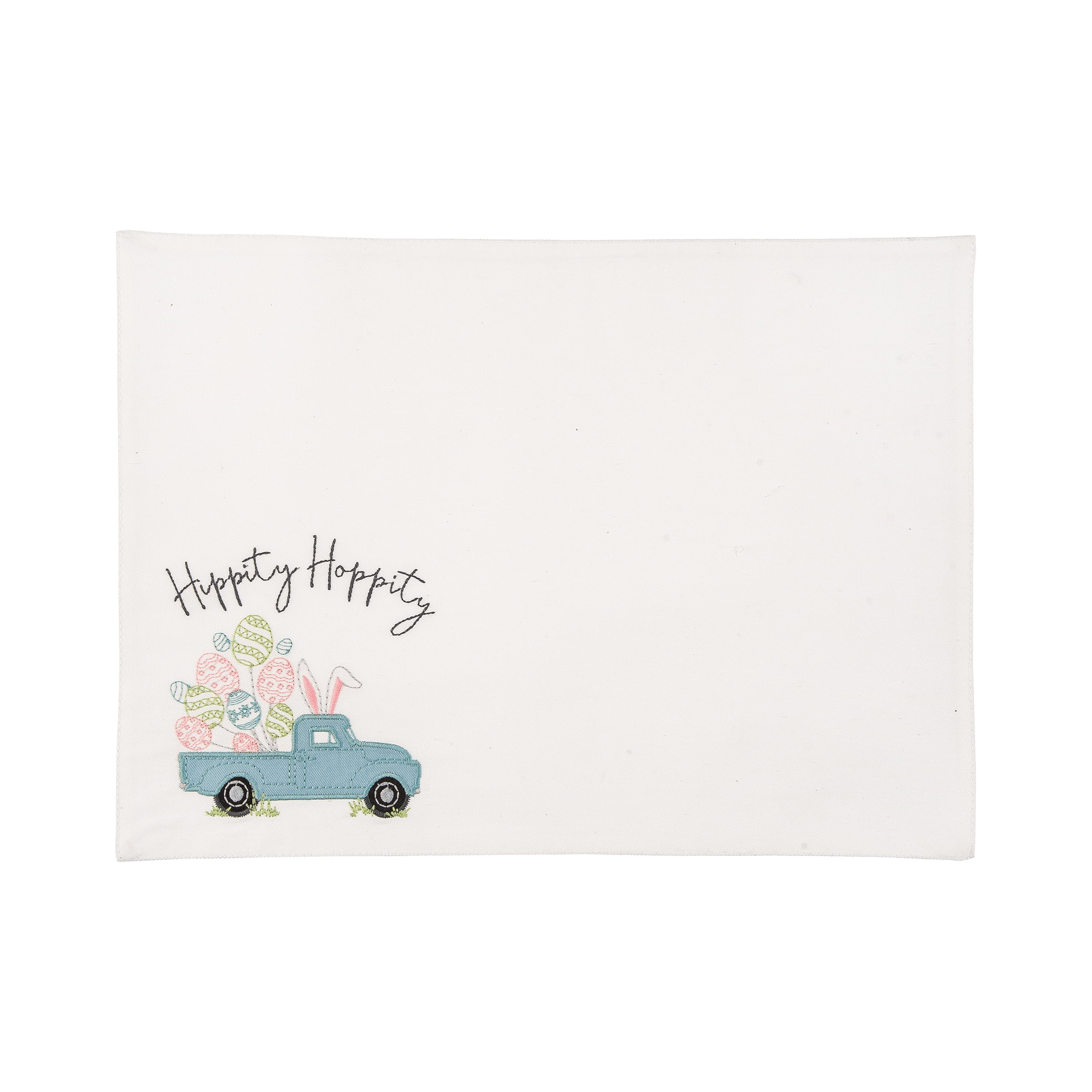 Hippity Hoppity Bunny Rabbit Easter Spring Truck Embroidered Single ...