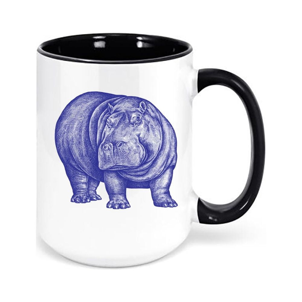 Hippo Coffee Cup, Hippo, Hippo Mug, Gift For Hippo Lover, Hippopotamus ...