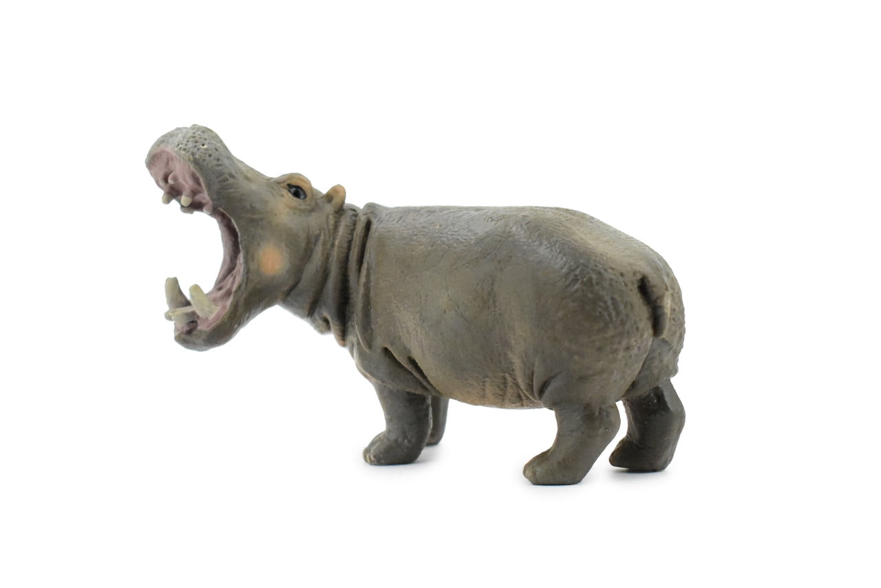 Hippo, Hippopotamus, Museum Quality, Hand Painted, Rubber Animal, Toy ...