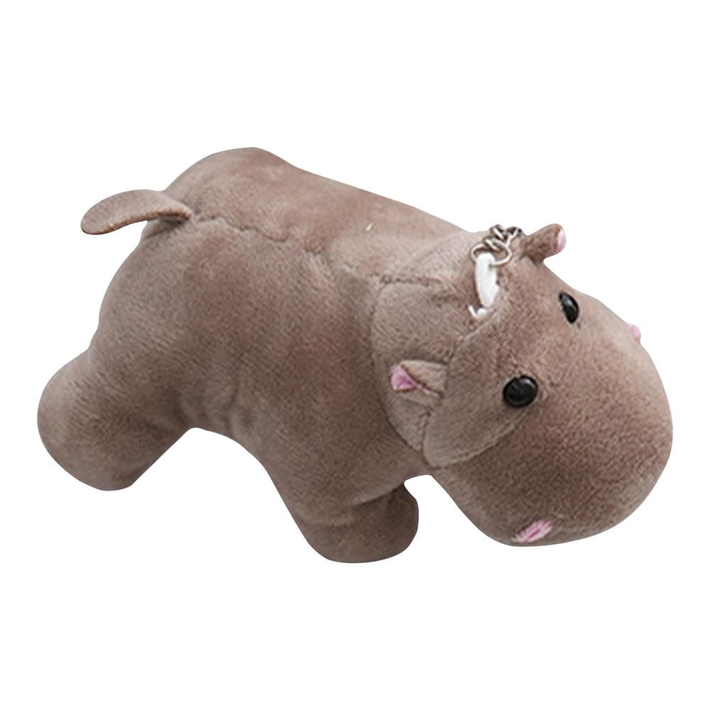 Hippo Plush Keychain, Hippopotamus Keychain, Cute Hippo Keyholder ...