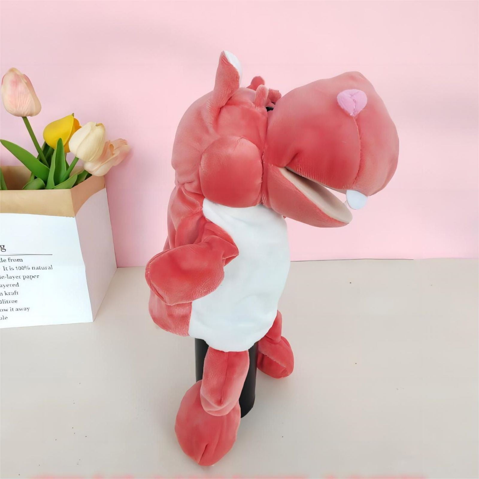 Hippo Puppet Toy For Kids Interactive Storytelling Hand Preschool ...