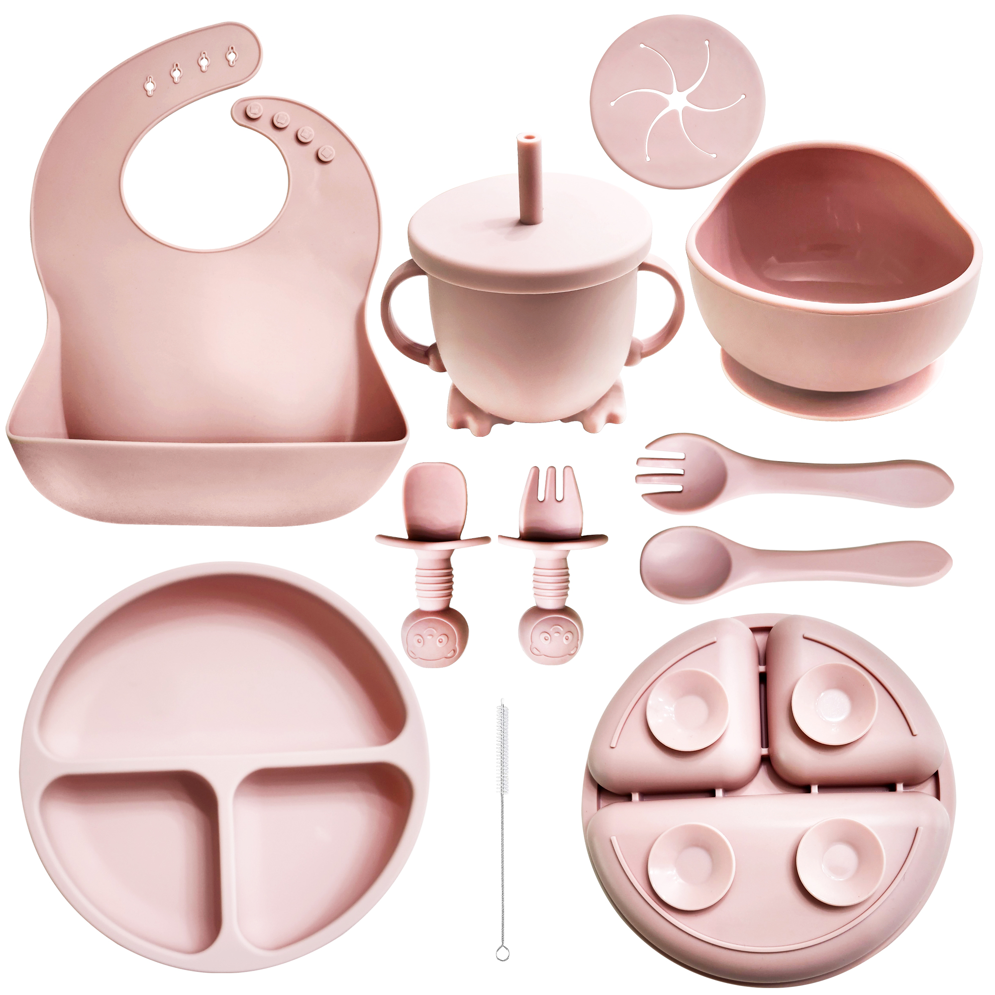 Monbebe 5 Piece Bamboo Mealtime Set, Rocket - Walmart.com