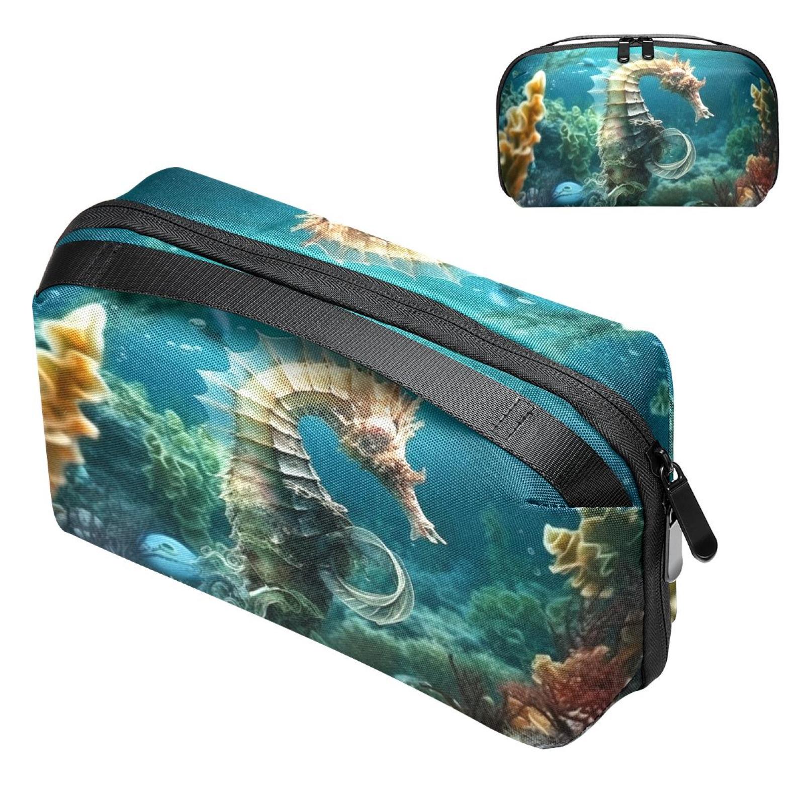 Hippocampus Cable Organizer Waterproof Oxford Cloth Travel Case, PC ...