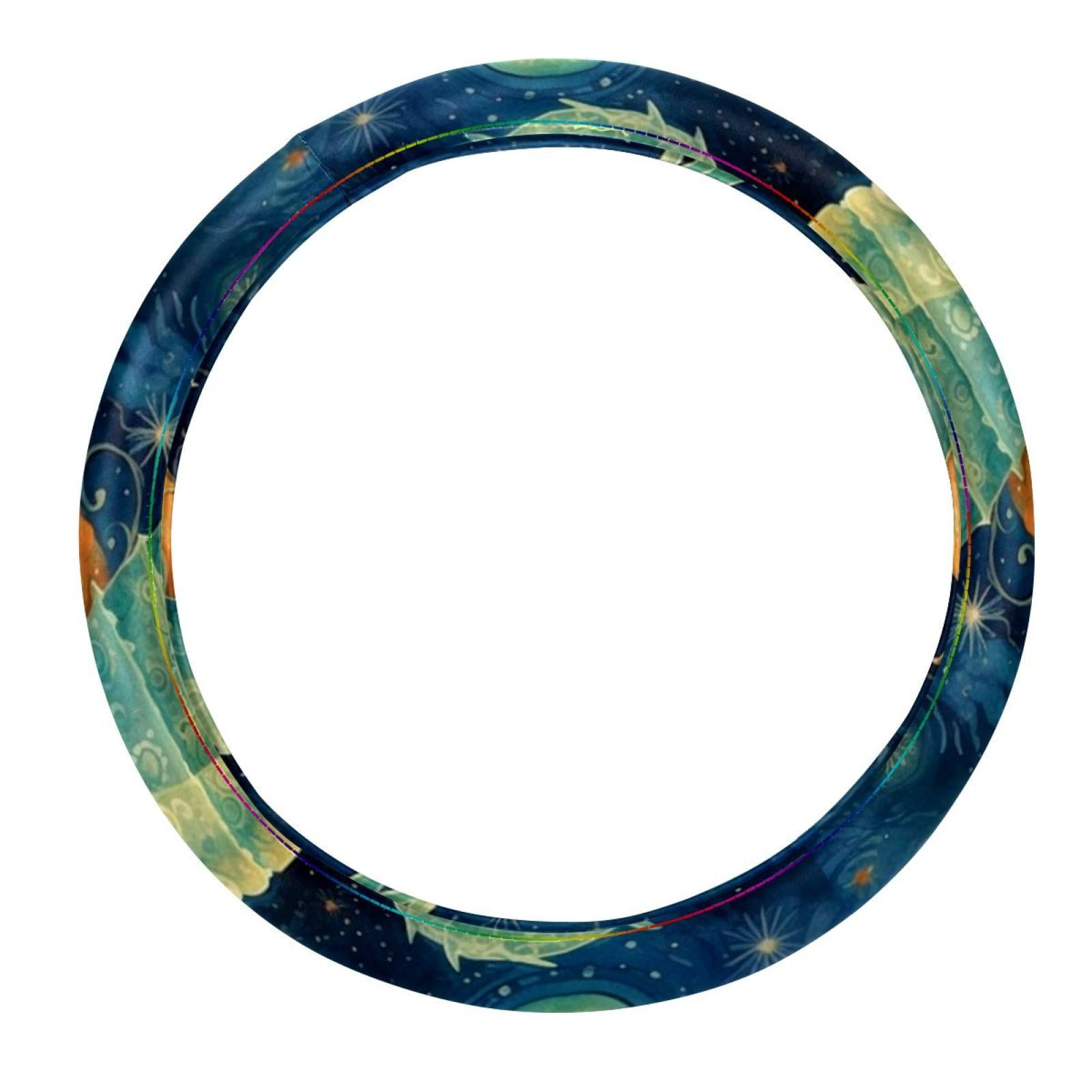 Hippocampus Car Wheel Covers Steering Wheel Cover 14.5 Inch Printing ...