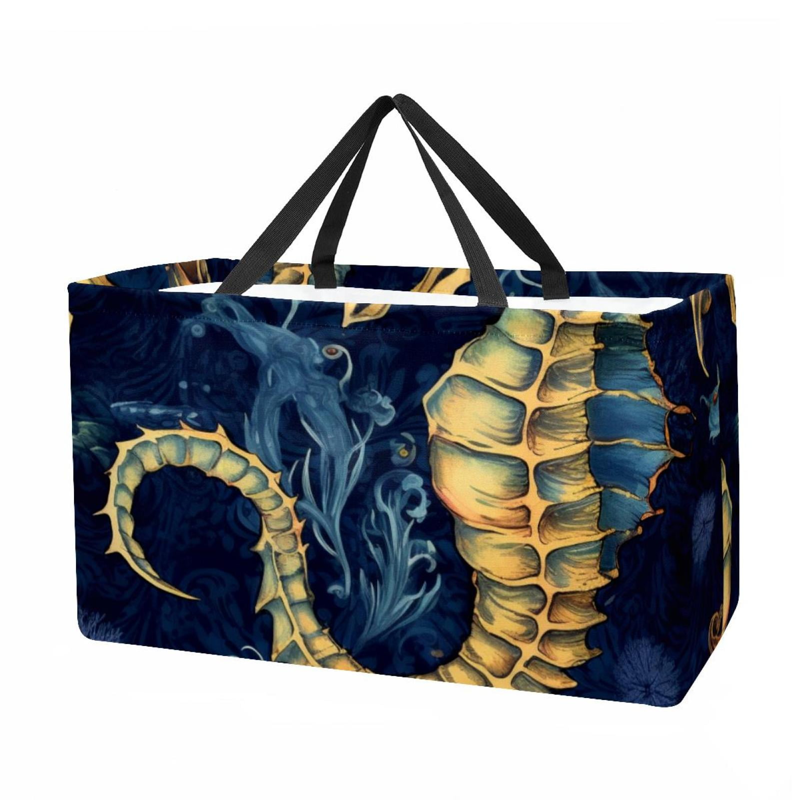 Hippocampus Foldable Reusable Large Capacity Oxford Cloth Cube ...