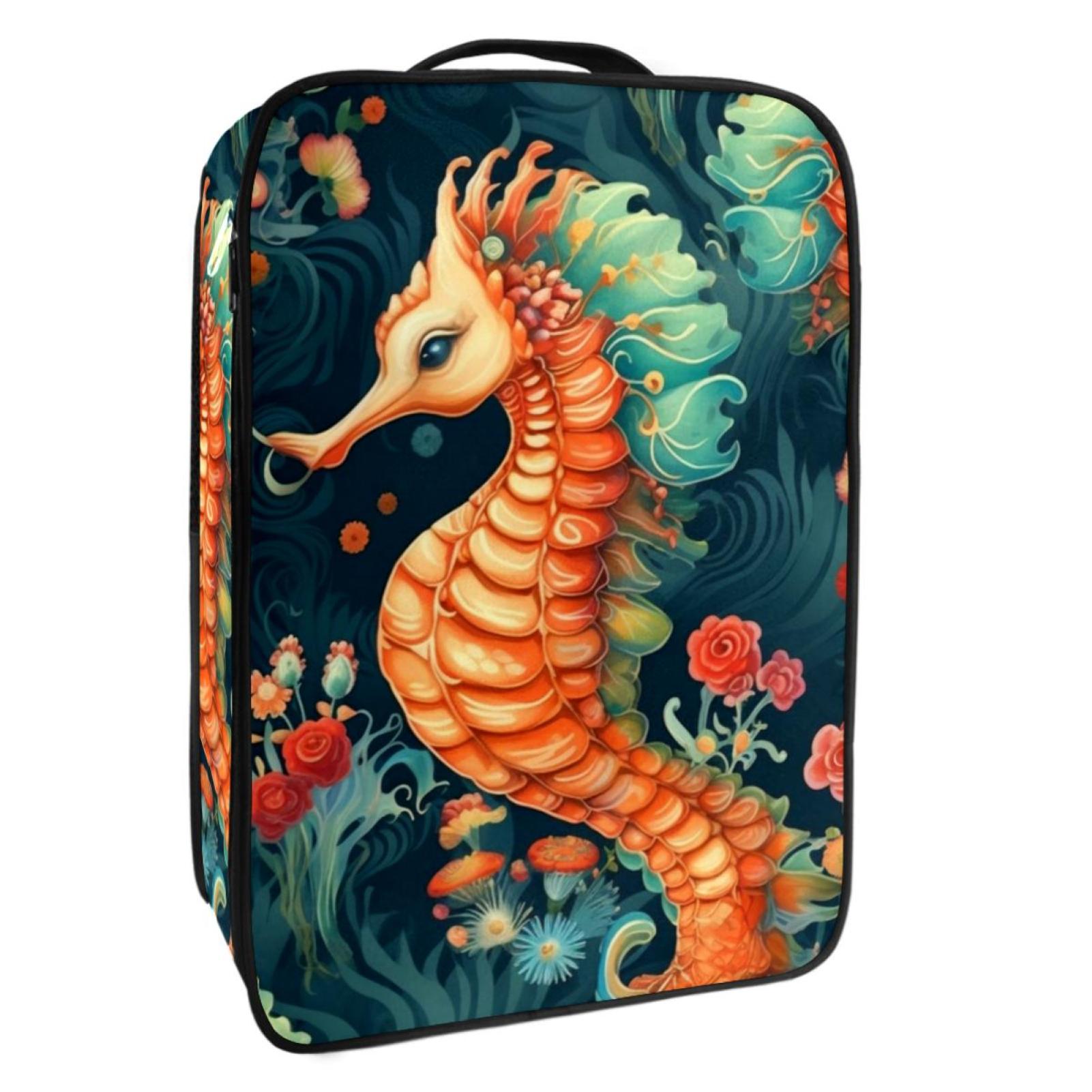 Hippocampus Polyester Shoe Boxes Storage Organizer Containers, 23x31cm ...