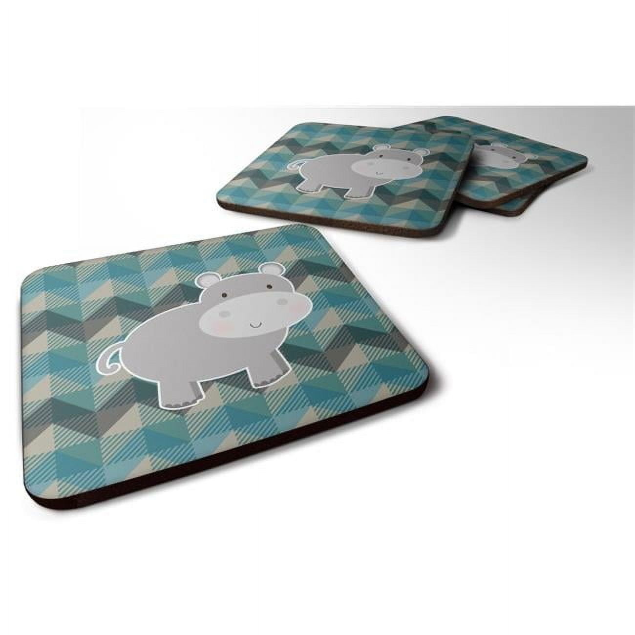 Hippopotamus Foam Coasters - Set of 4 - Walmart.com
