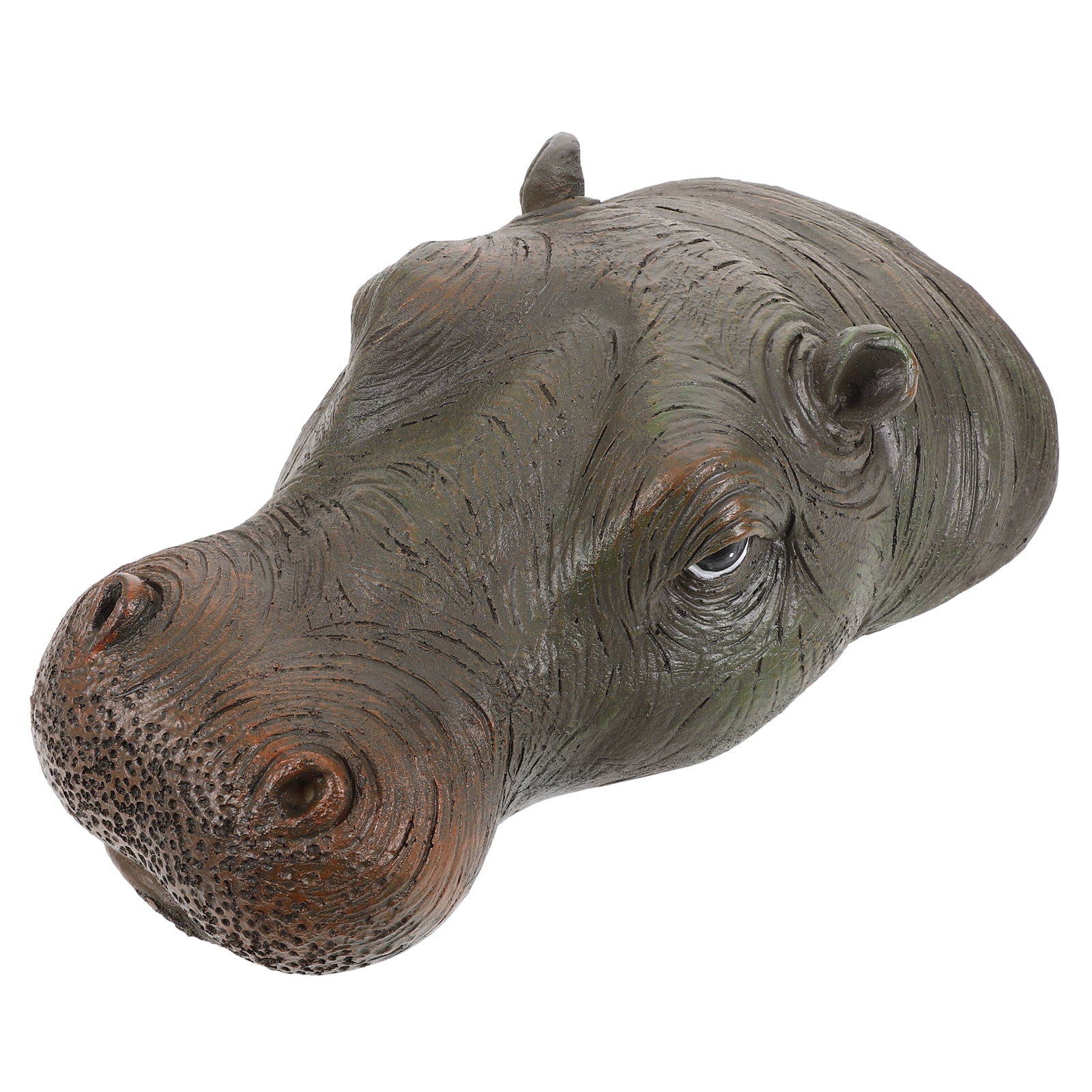 Hippopotamus Statue Water Floating Hippo Hippo Figurine Resin Hippo ...