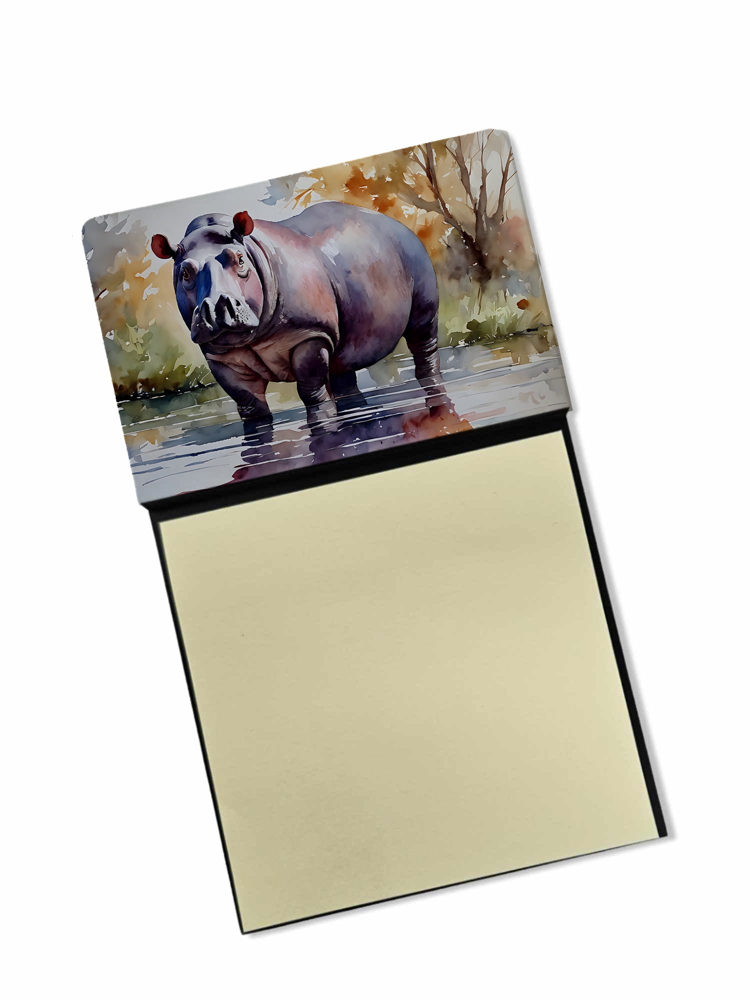Hippopotamus Sticky Note Holder 3.25 in x 5.25 in - Walmart.com