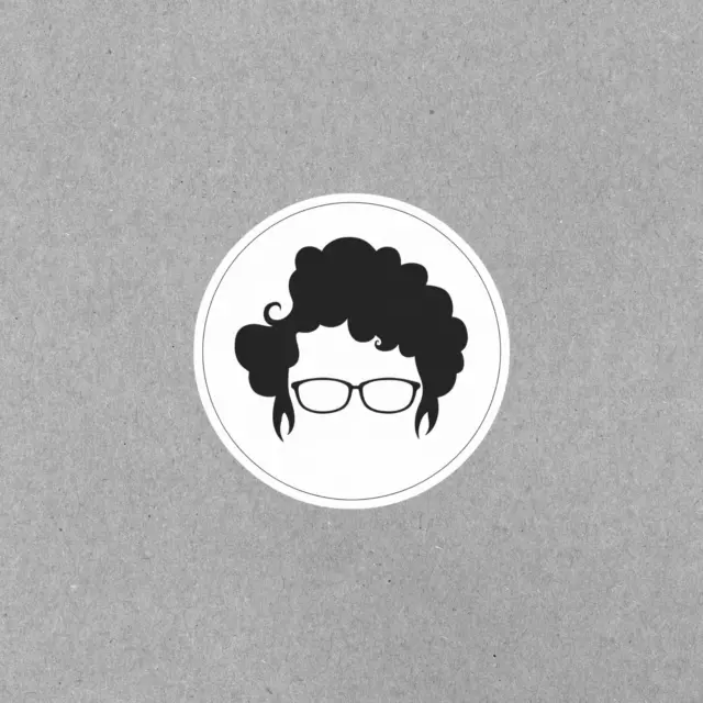 Hipster Afro Glasses Silhouette Sticker Trendy Dude Decalphone Decal ...