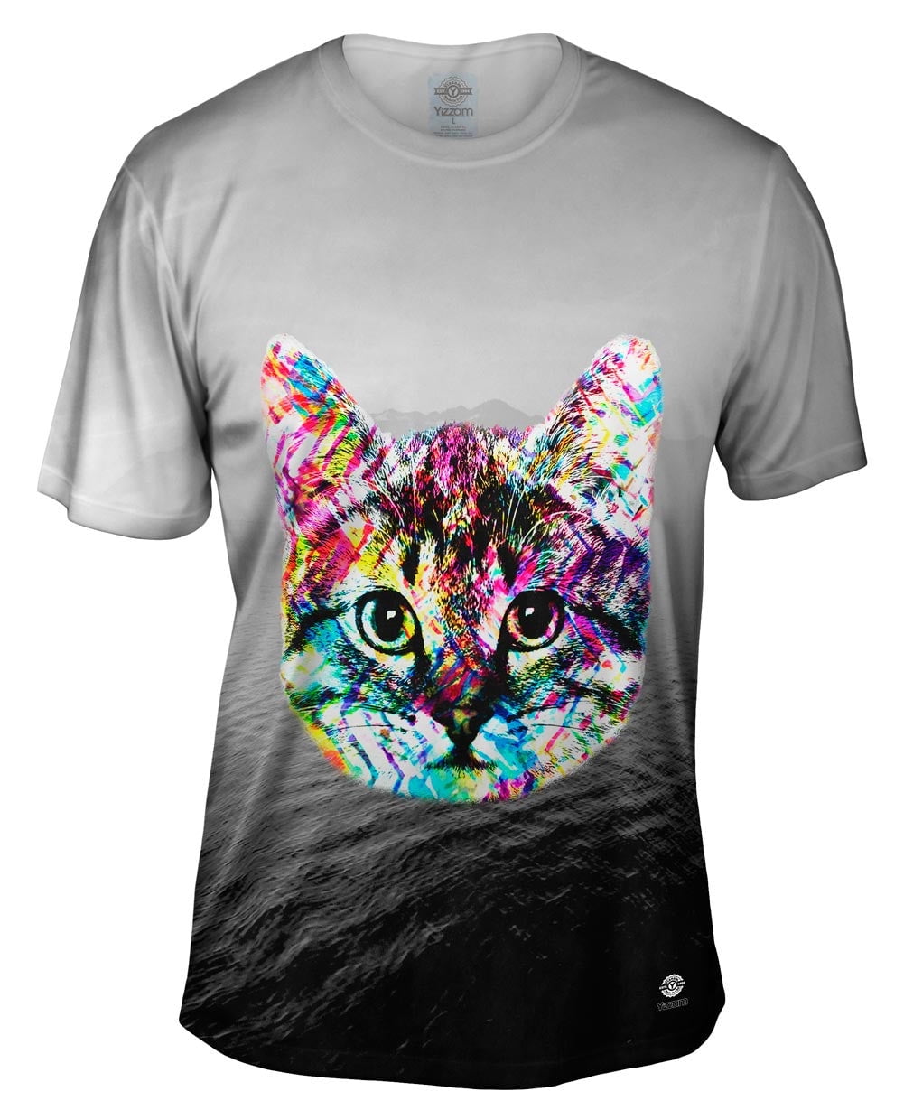 Hipster Cat Trastophy Mens T-Shirt All Over Print - Walmart.com