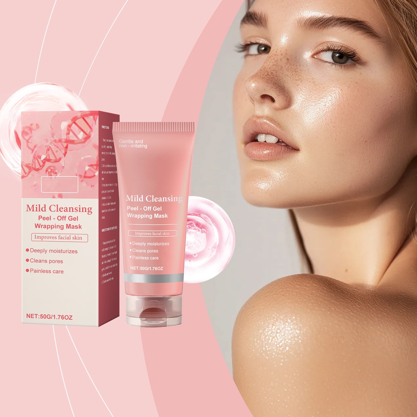 Tearing Facial Mask Deep Moisturizing Mild Cleaning Brightening And ...