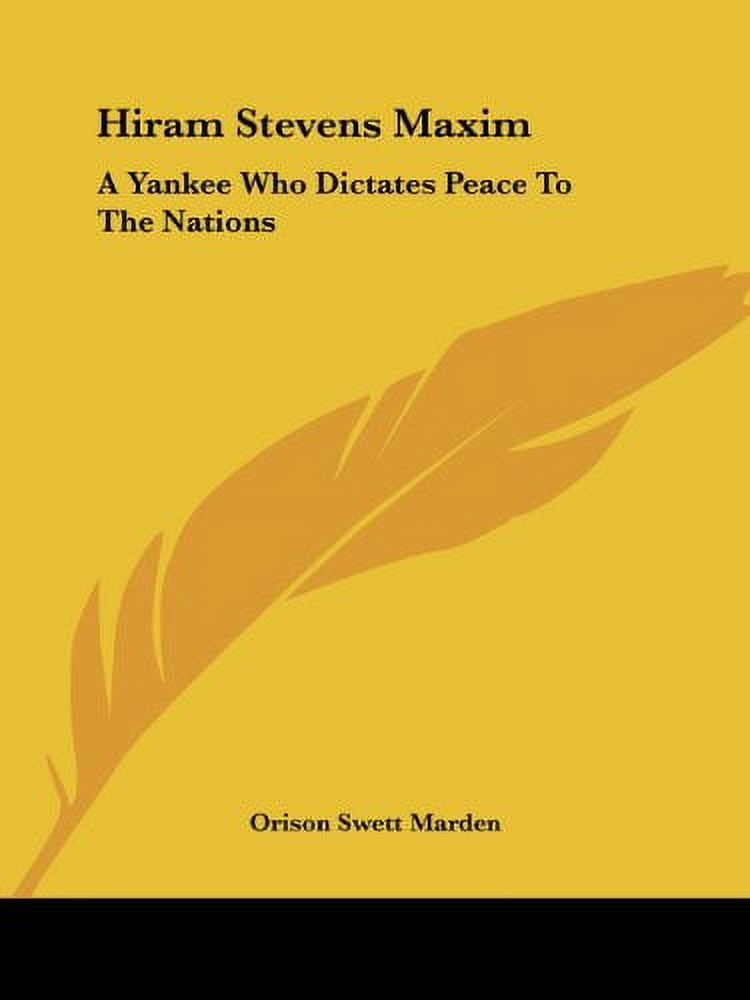 Hiram Stevens Maxim Books - Walmart.com