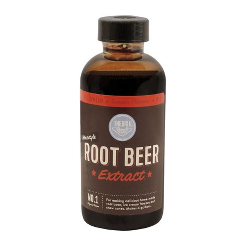 Hires Big H Flavored Root Beer Extract Concentrate, Make Your Own Root ...