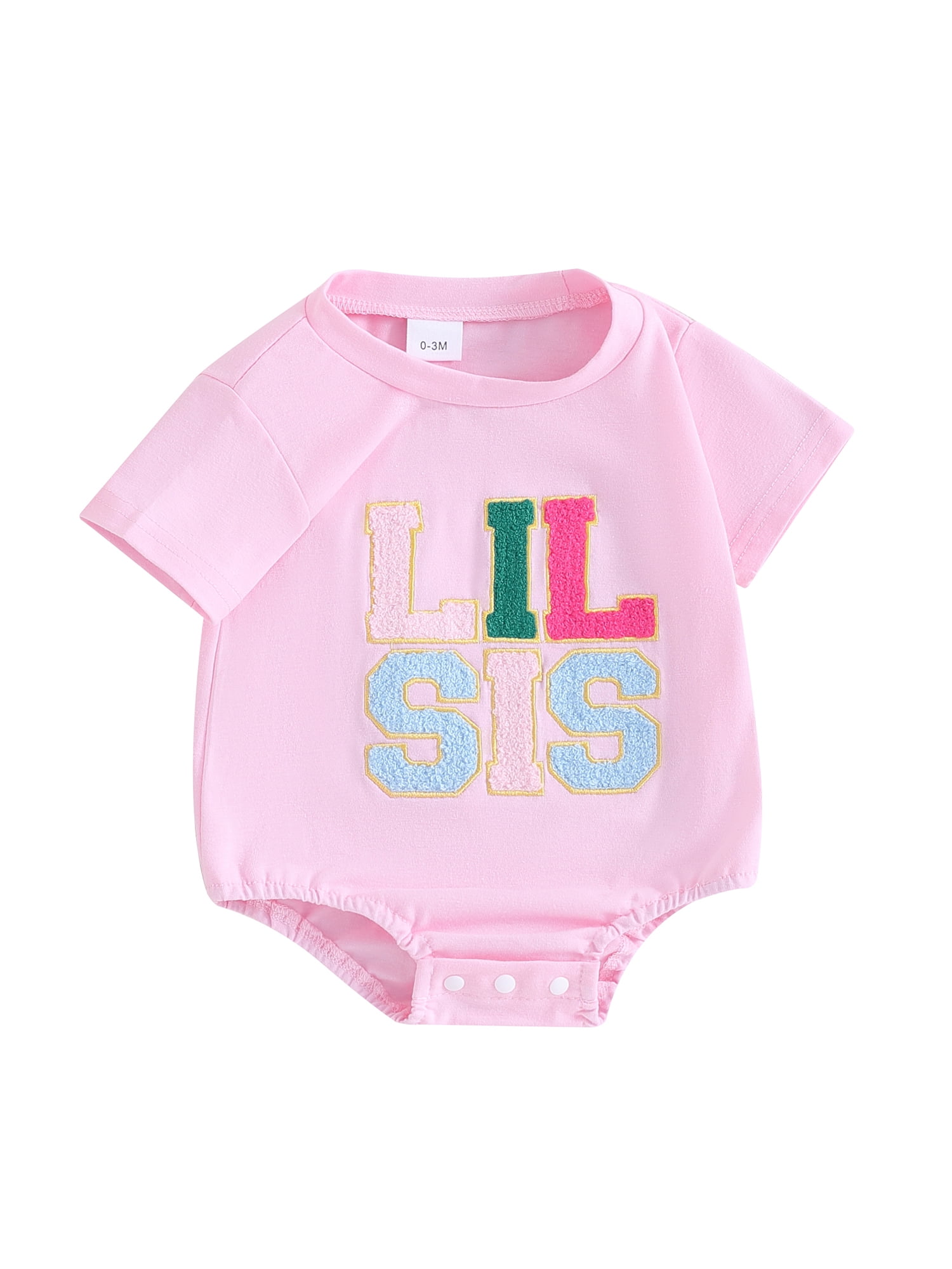 Hirigin Baby Girls Romper, Short Sleeve Crew Neck Letters Bodysuit ...