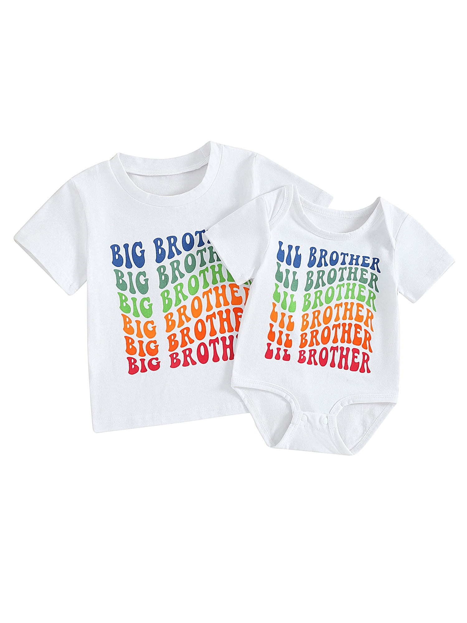 Hirigin Big Brother Little Brother Shirts Set Matching Outfits Short ...