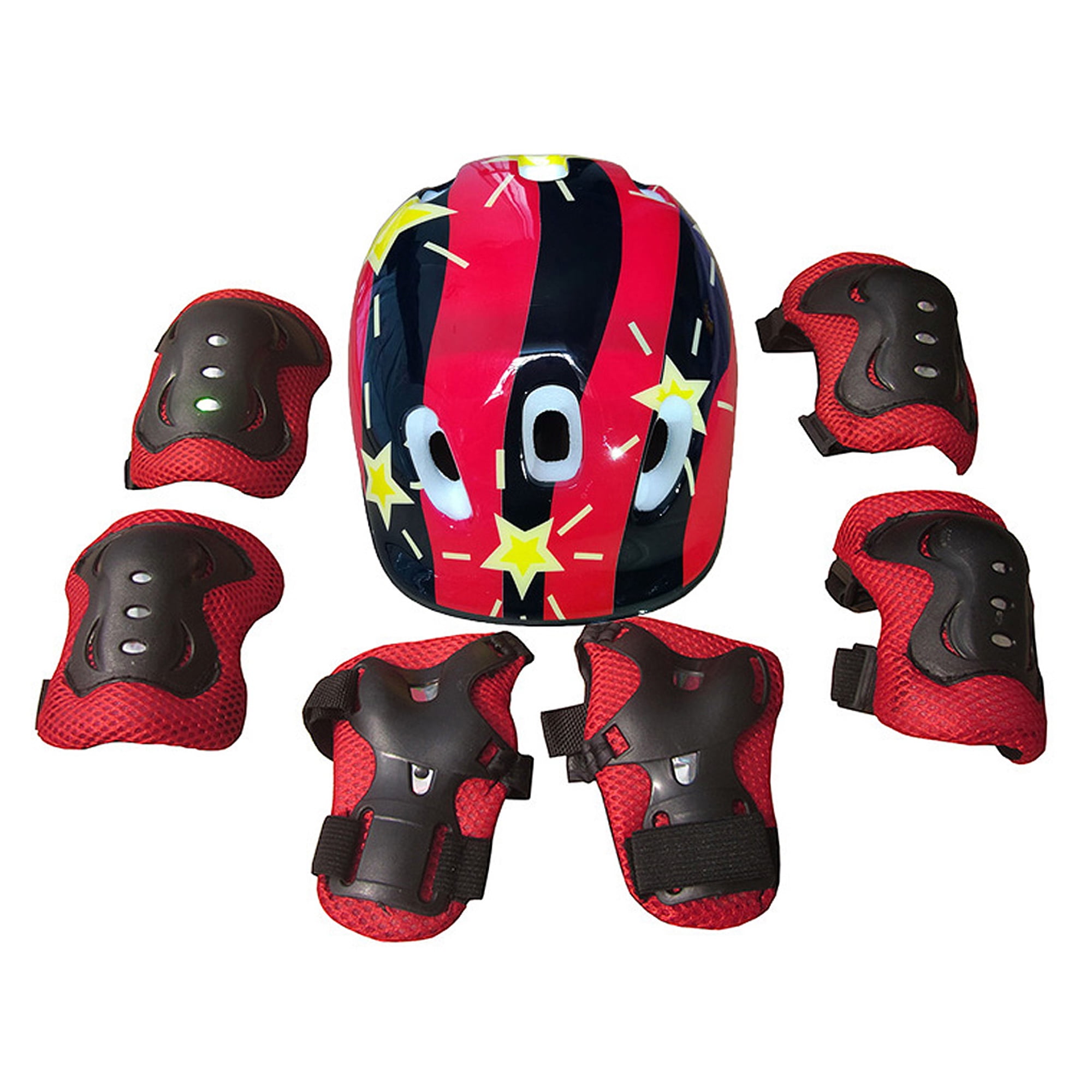 Hirigin Kids Safety Gear Set, Helmet, Knee, Elbow Pads for Cycling ...