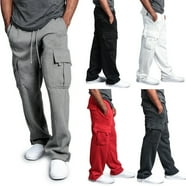 G-Style USA Men's Heavyweight Fleece Lounge Cargo Sweatpants, Up to 6XL ...