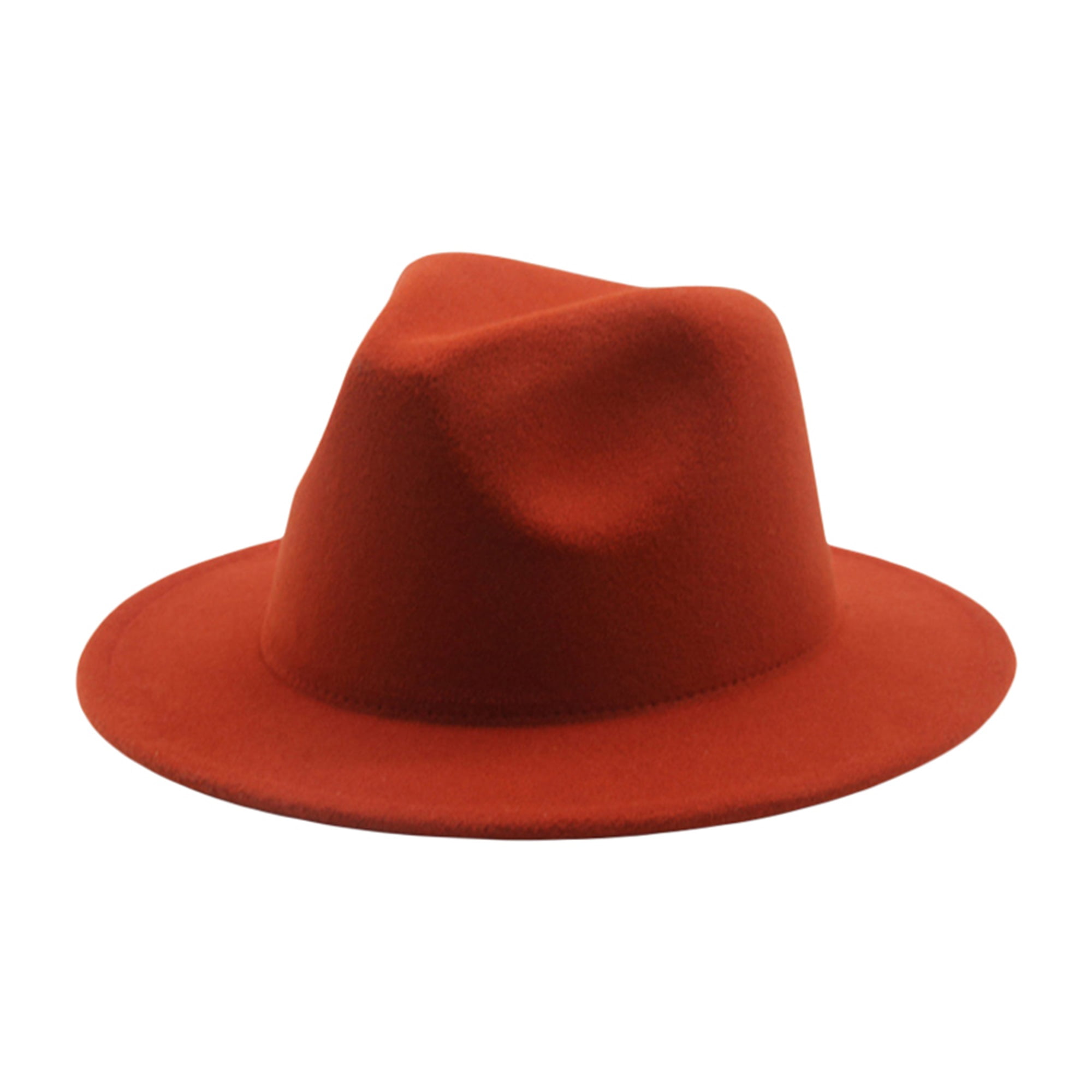 Hirigin Kids Boys Girls Fedora Hat Solid Color Toddler Jazz Hats ...