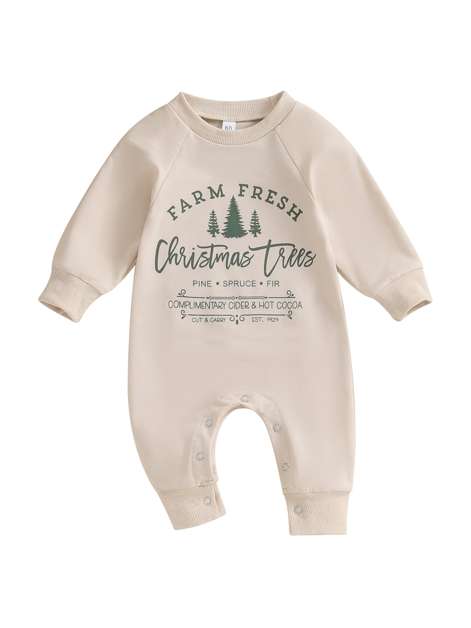 Hirigin Newborn Baby Boy Girl Christmas Outfit Long Sleeve Letter Tree ...