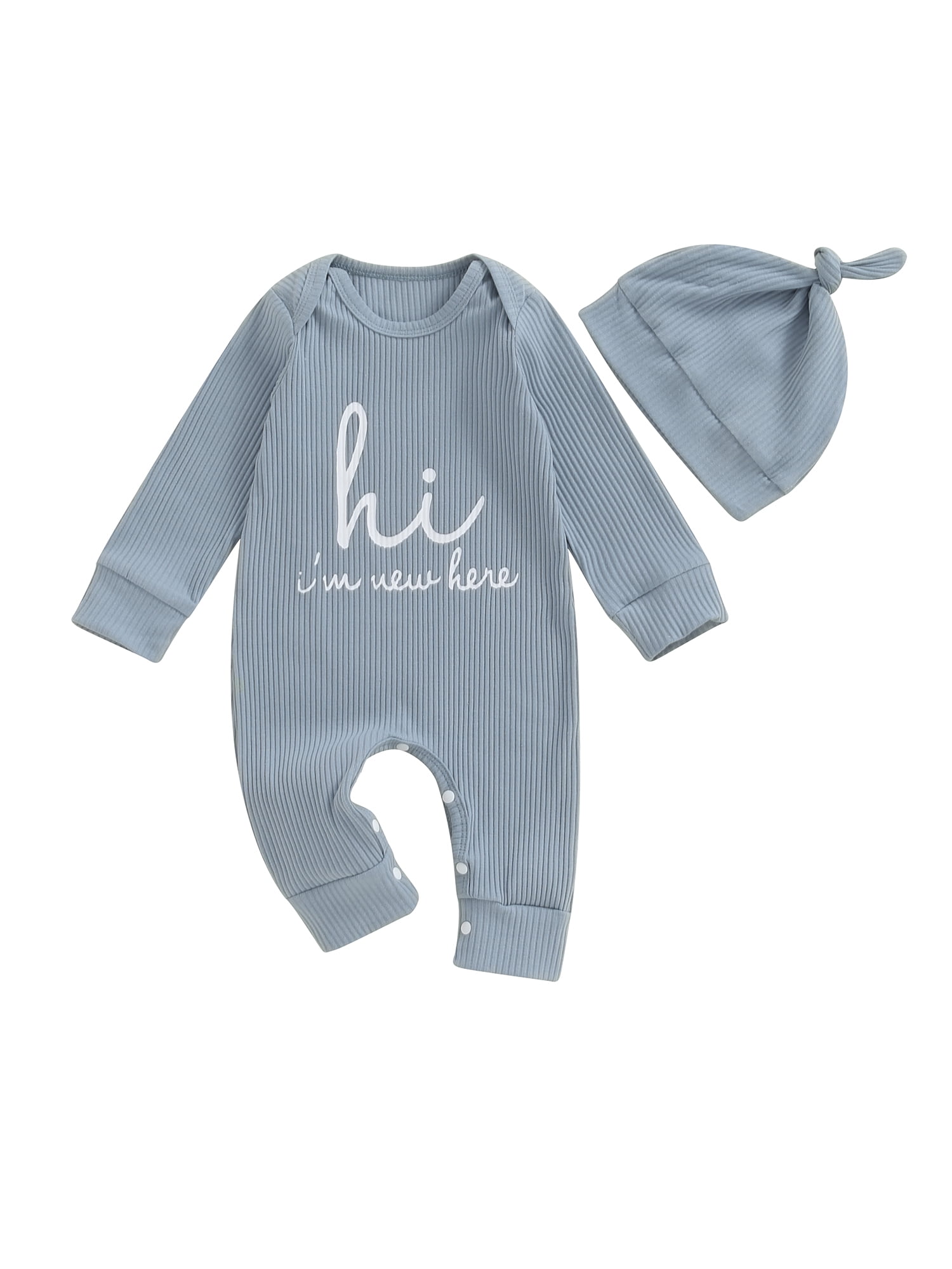 Hirigin Newborn Baby Boy Girl Clothes Hi I'm New Here Coming Home From ...