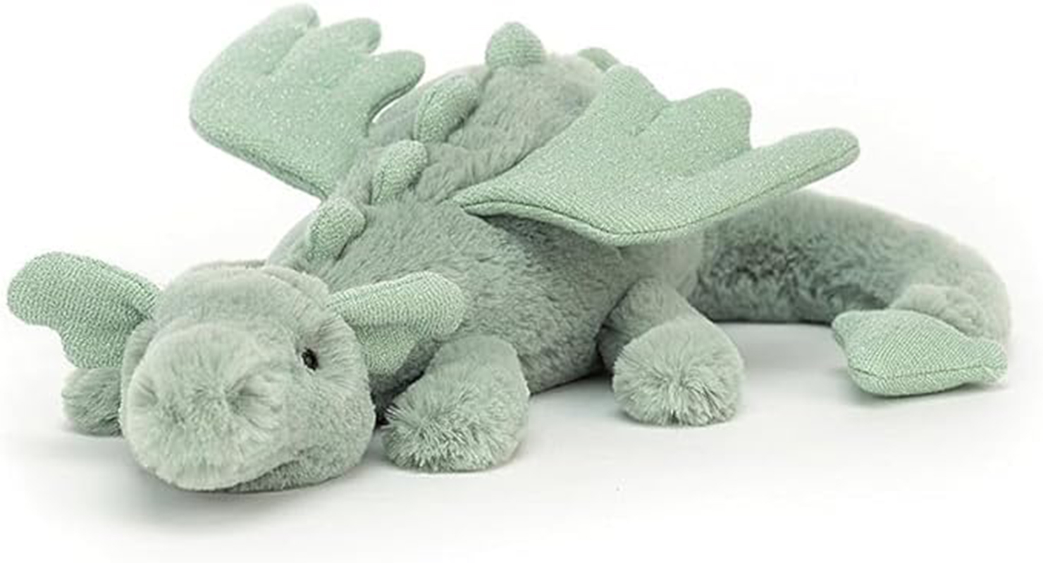 Hirigin Snow Dragon Stuffed Animal with Wings, 12/24in Cute Soft Dragon ...