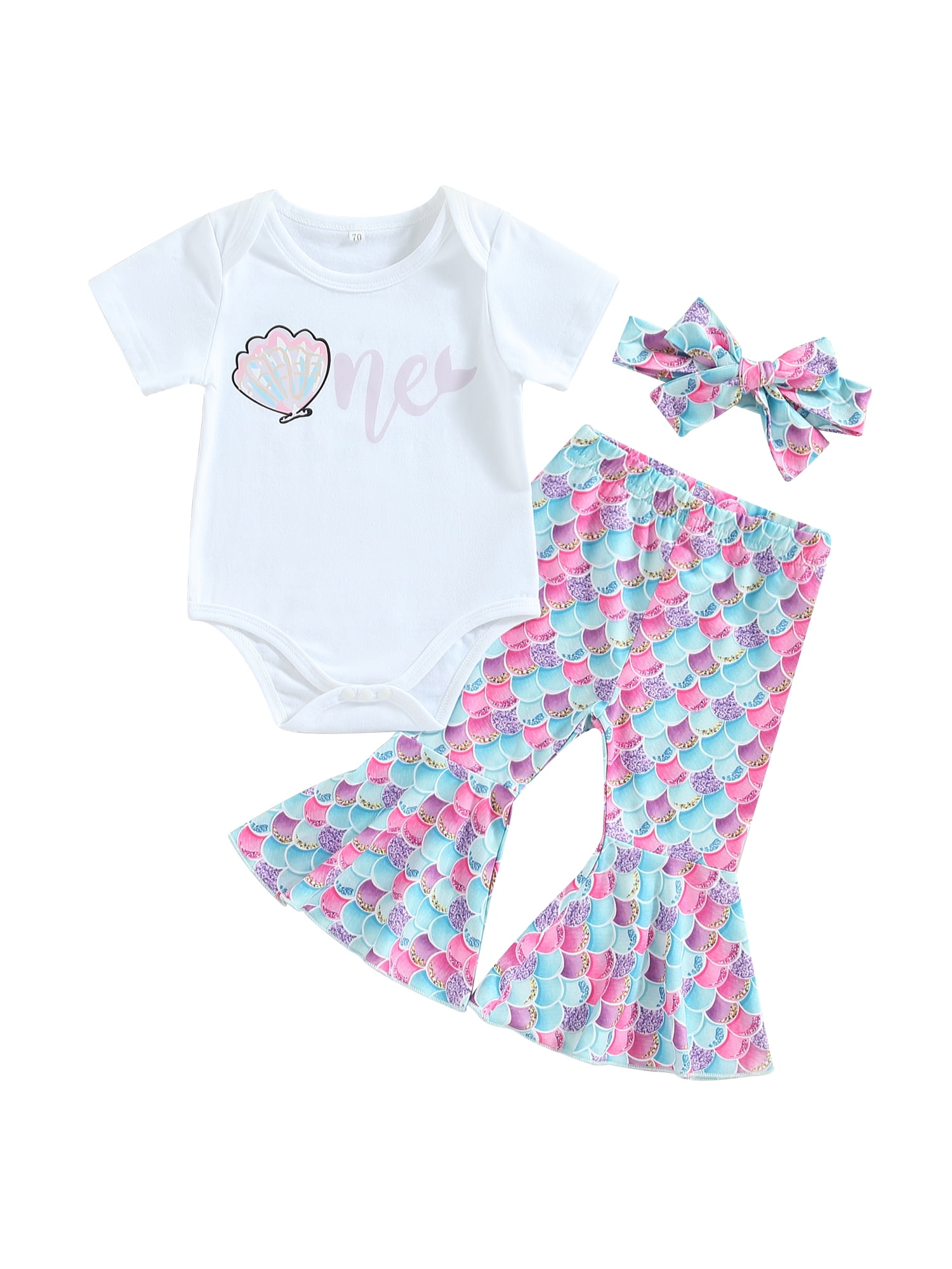 Hirigin Summer Toddler Girl Clothes Birthday Outfits Short Sleeve Donut ...