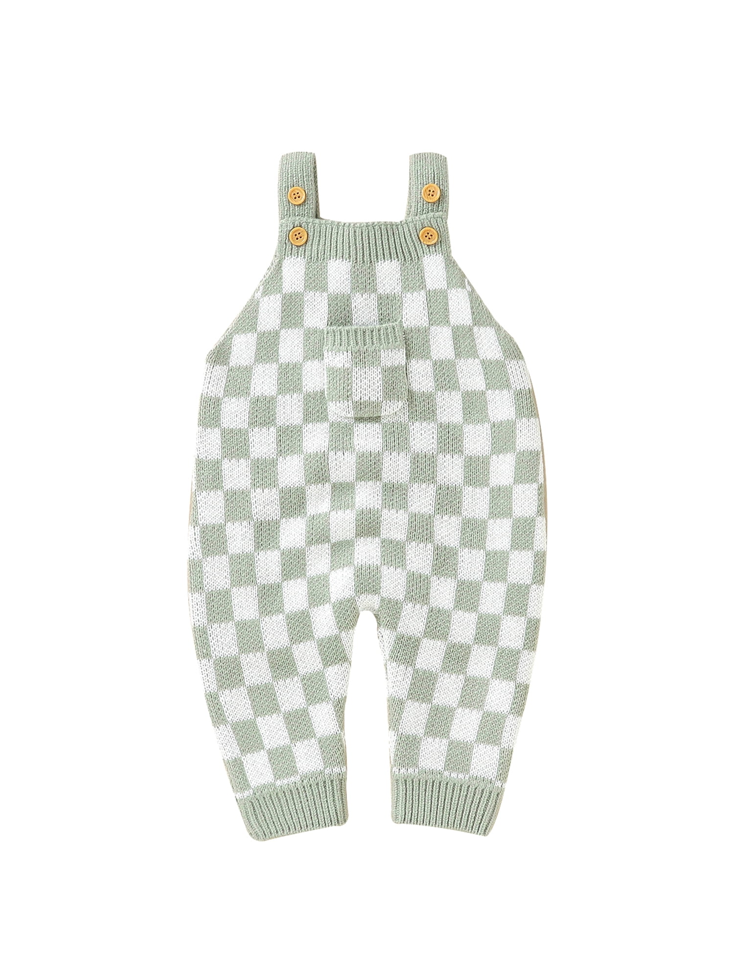 Hirigin Toddler Baby Boy Girl Overalls Checkerboard Jumpsuit 3 6 12 18 ...