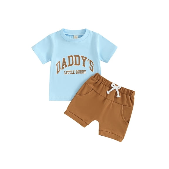 Ccpelsie Little Boy Summer Clothes Short Sleeve Shirts + Casual Shorts ...