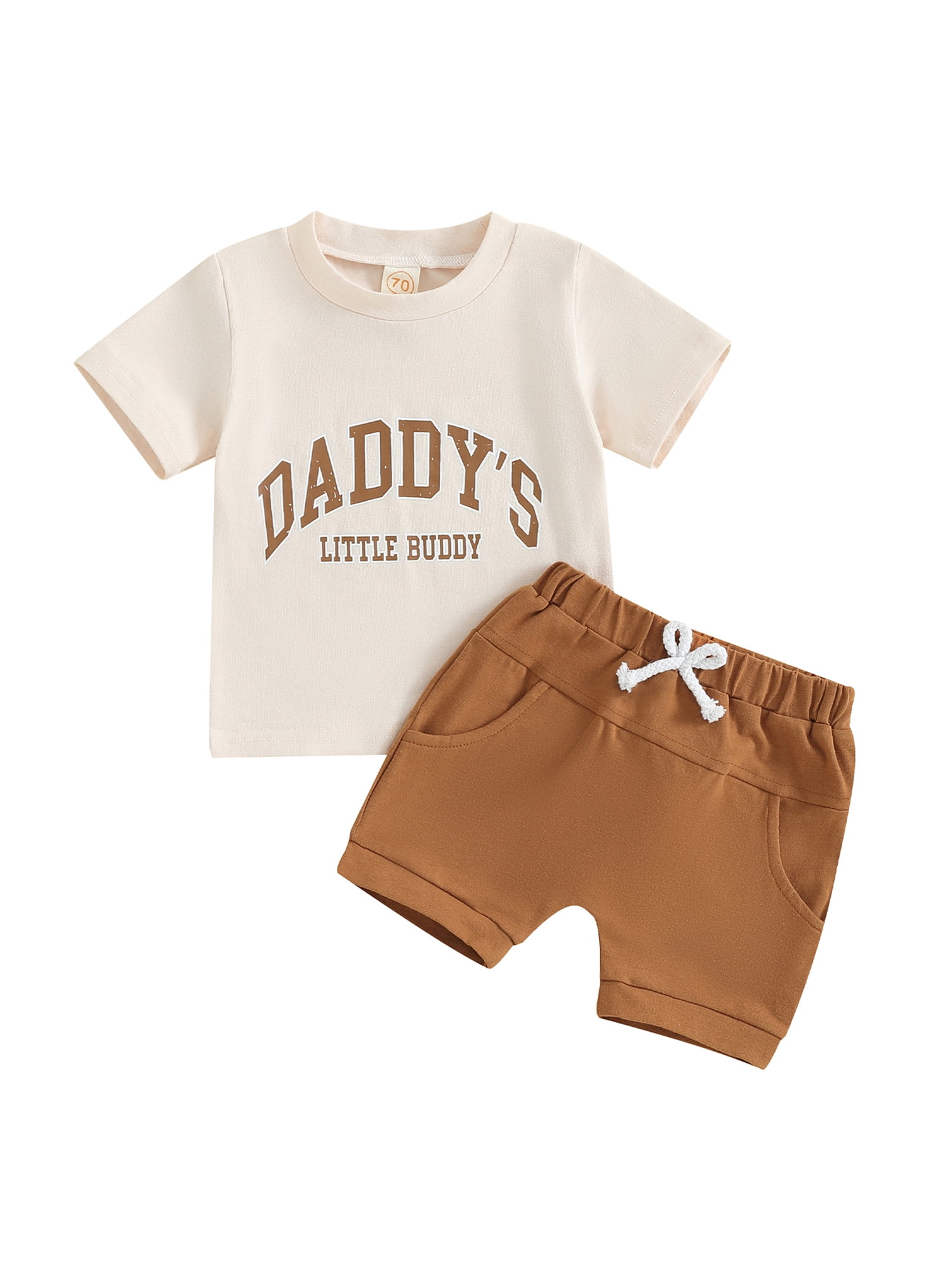 Hirigin Toddler Baby Boy Summer Clothes Daddy's Little Buddy Short ...