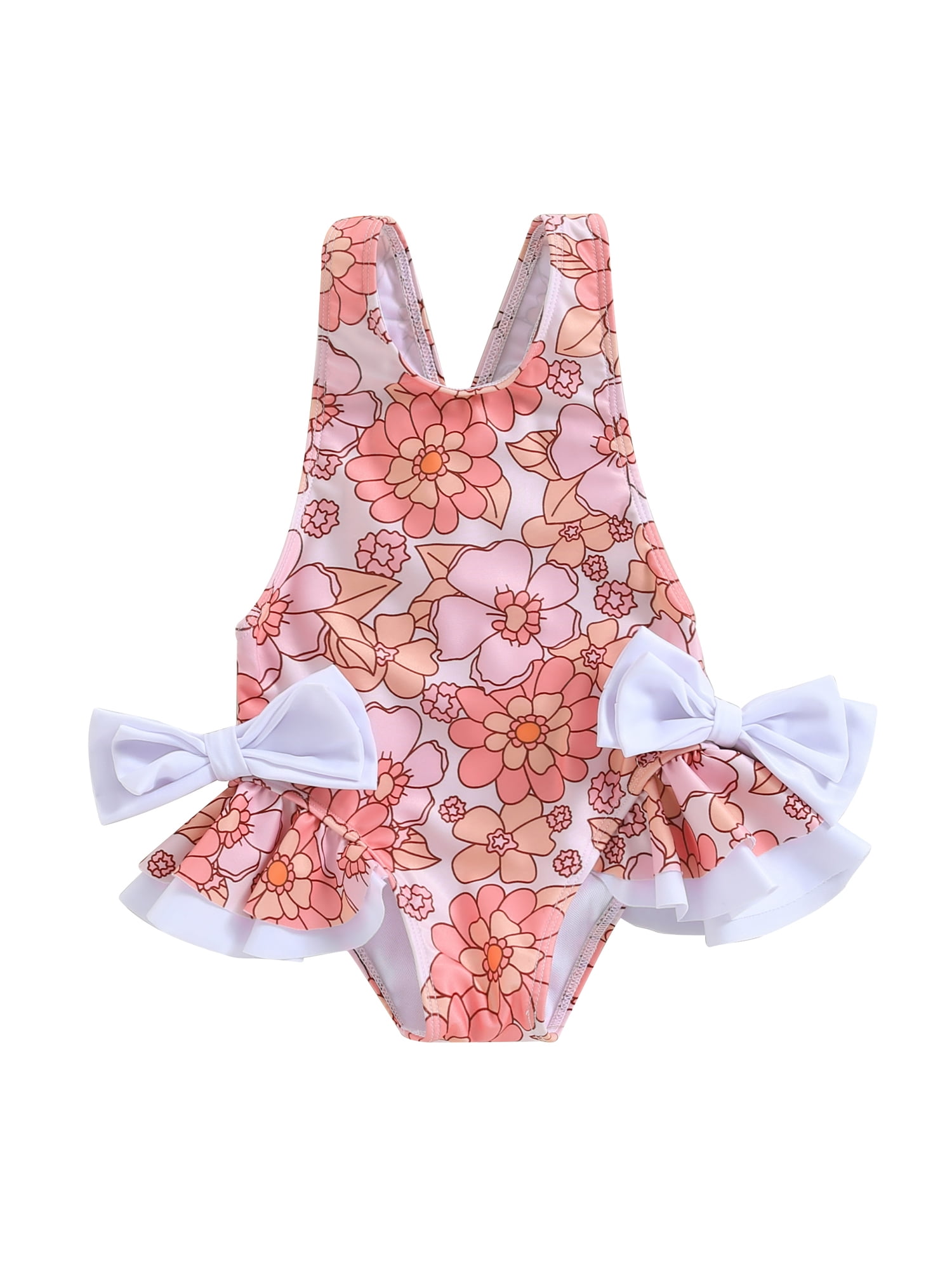 Hirigin Toddler Kids Baby Girl Swimsuit One Piece Ruffle Strawberry ...