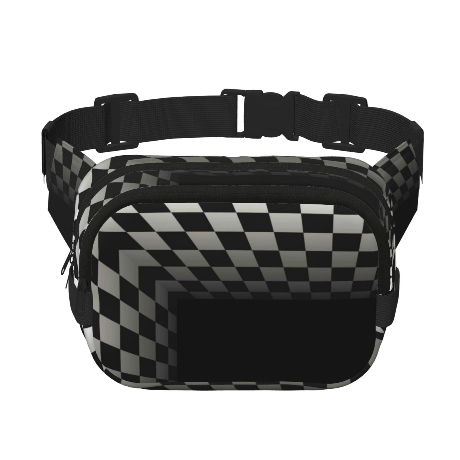 Hirioo 3d Black and White Checkerboard Tunnel for Double Layer Waist ...