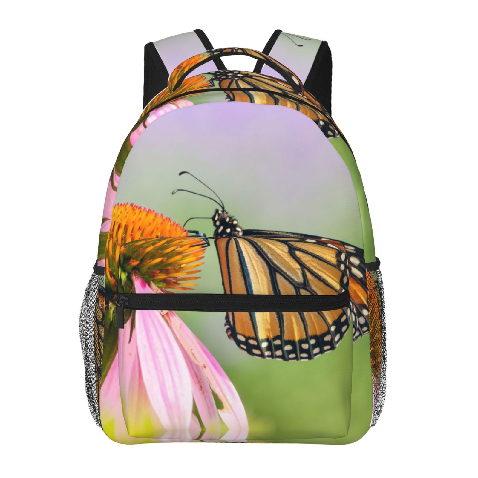 Hirioo A monarch butterfly Print Laptop Backpack Lightweight Casual ...